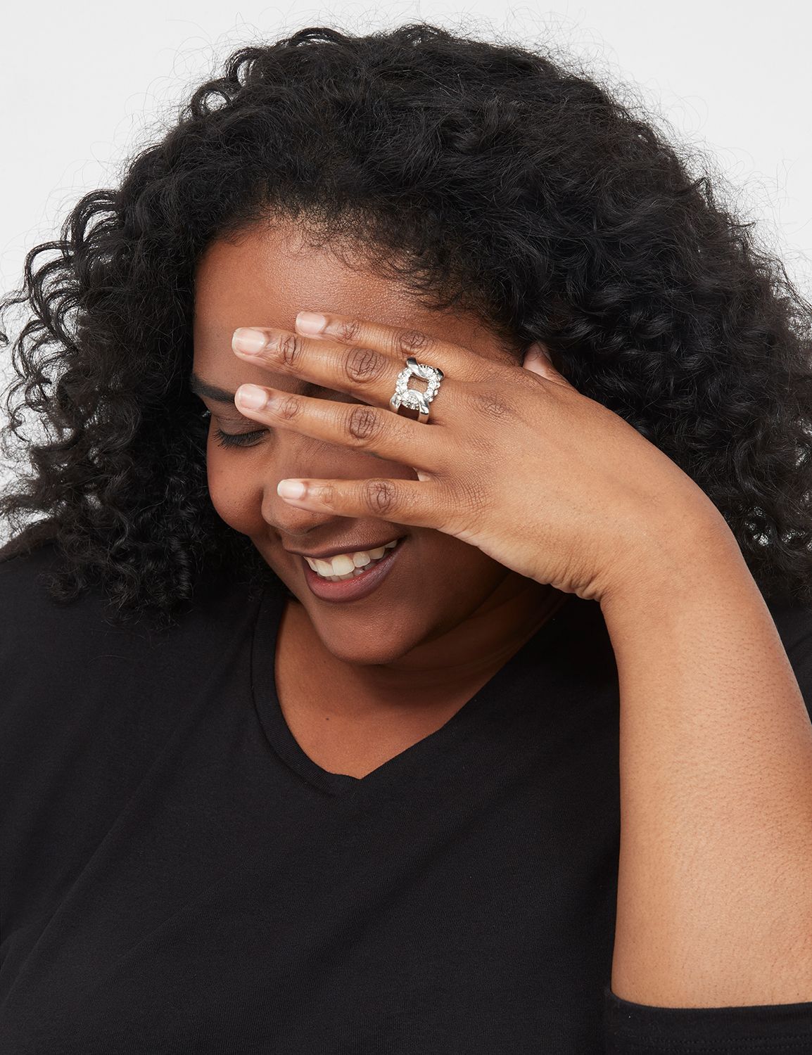 Pave Chain Link Statement Ring | LaneBryant