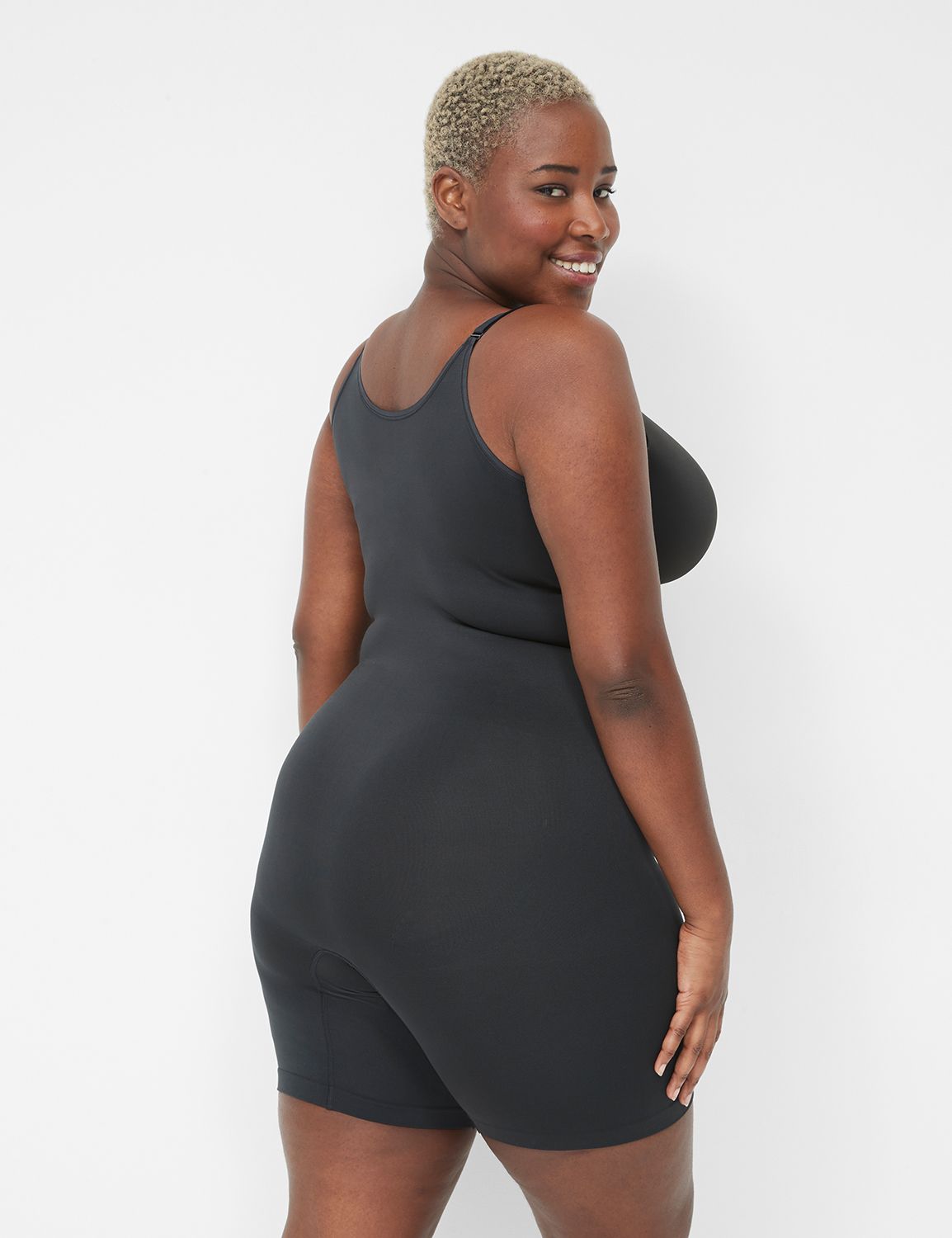 N&I Slimmer Open Bust Thigh Shaper | LaneBryant