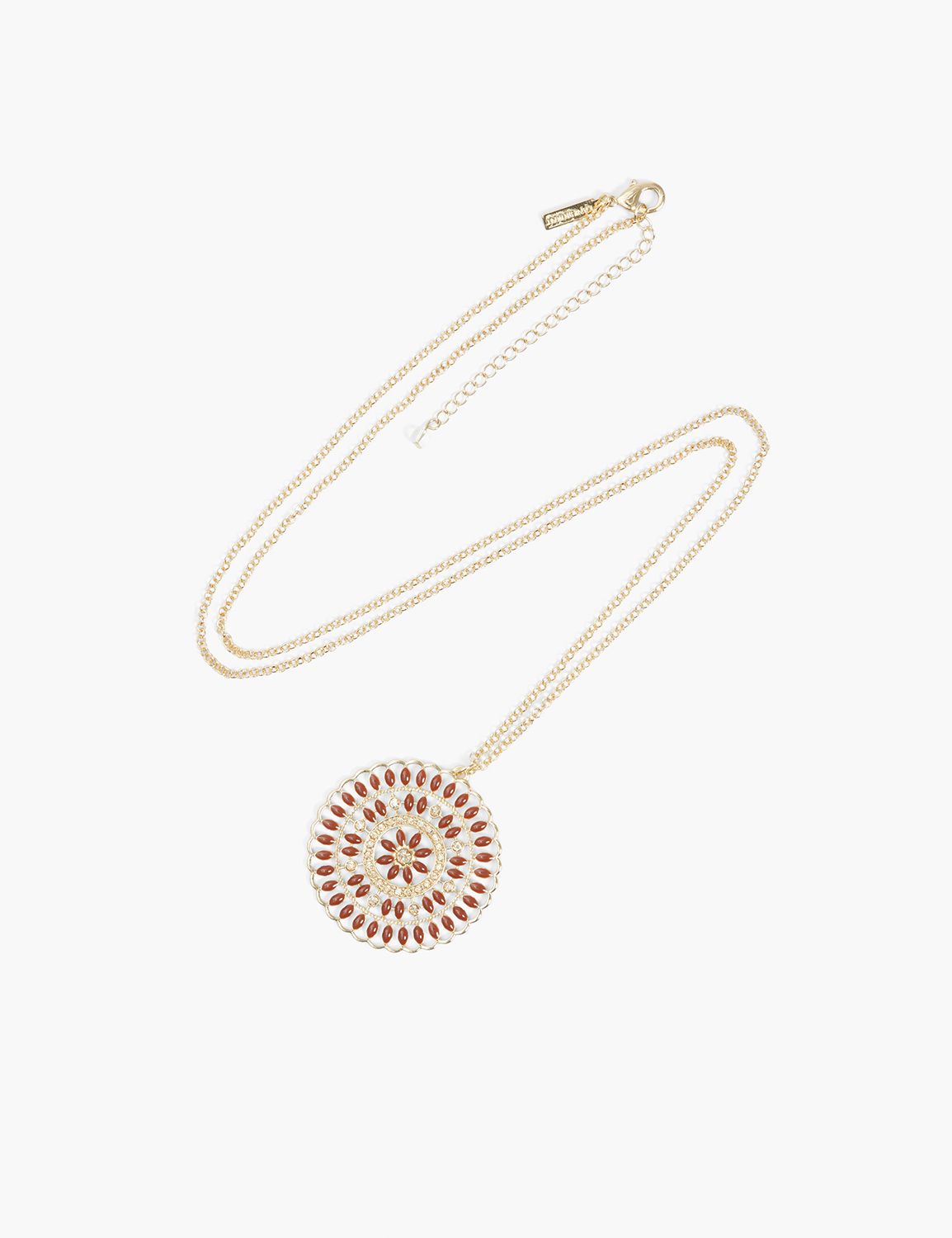 Colorful Filigree Pendant Necklace | LaneBryant