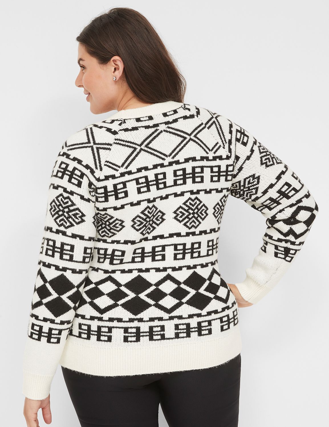 Classic Long Sleeve Crew Neck Jacqu