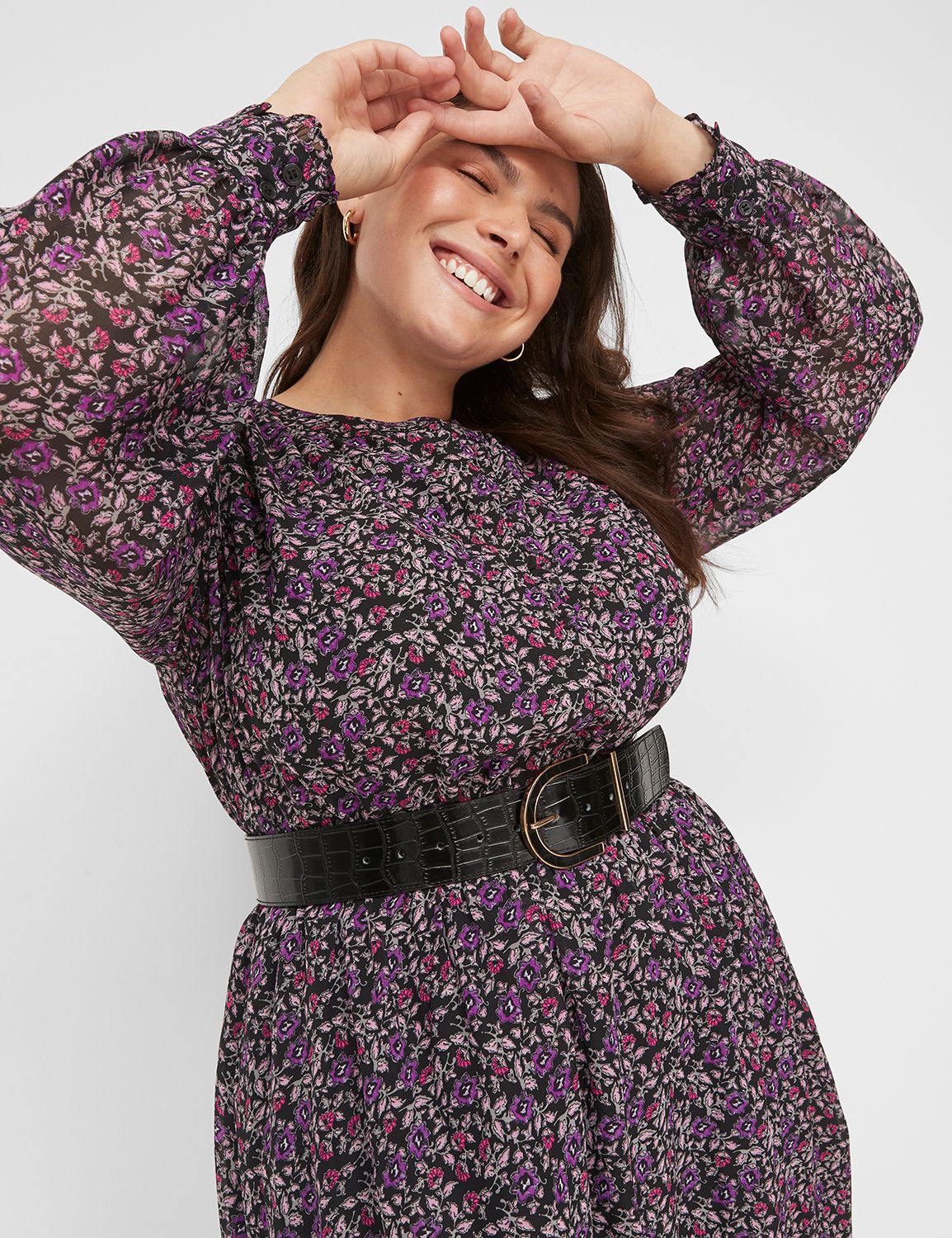 CROCO BELT WITH COVERED BUCKLE | LaneBryant