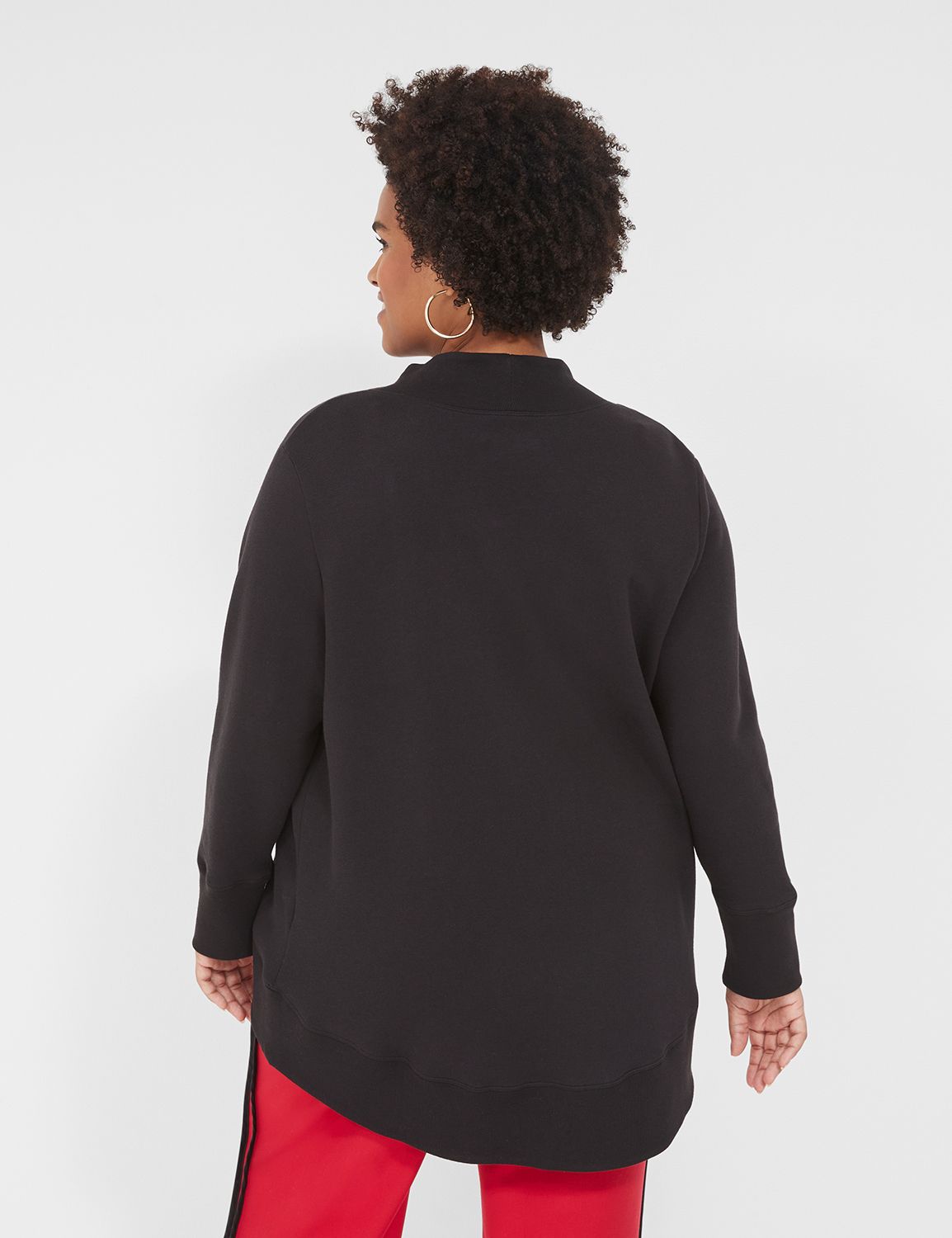 Classic Long Sleeve Rib Collar Coco
