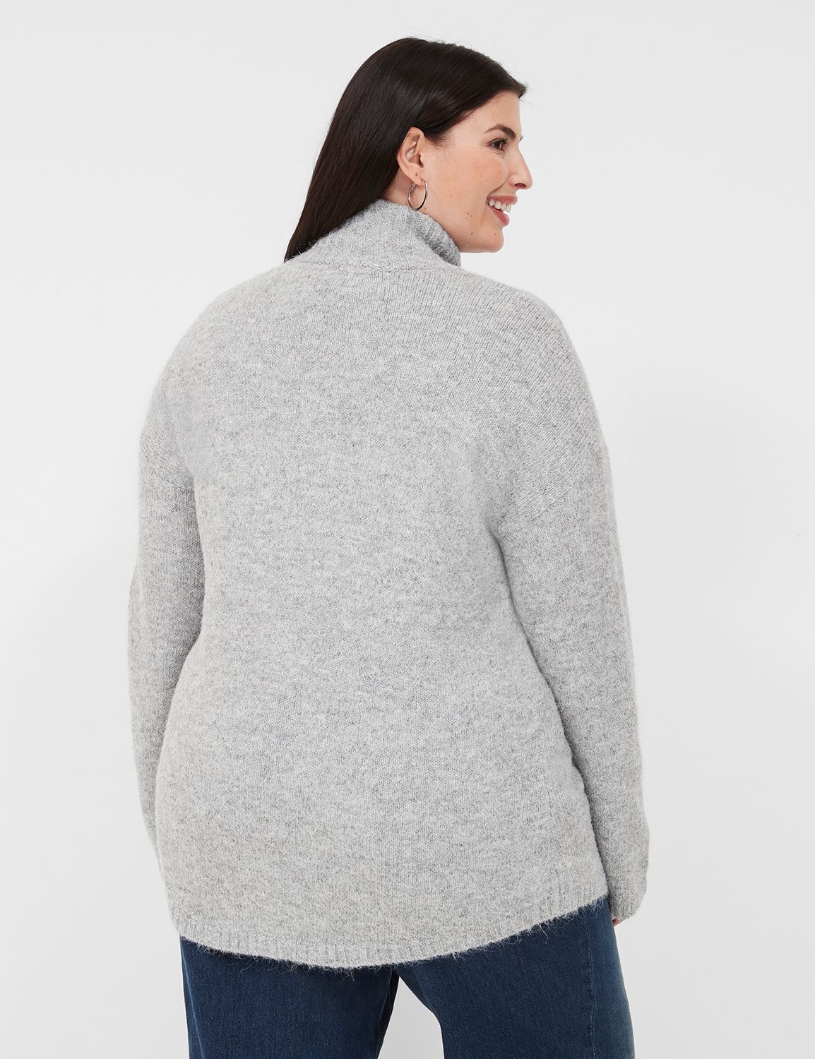 Classic Long Sleeve Open Front Butt