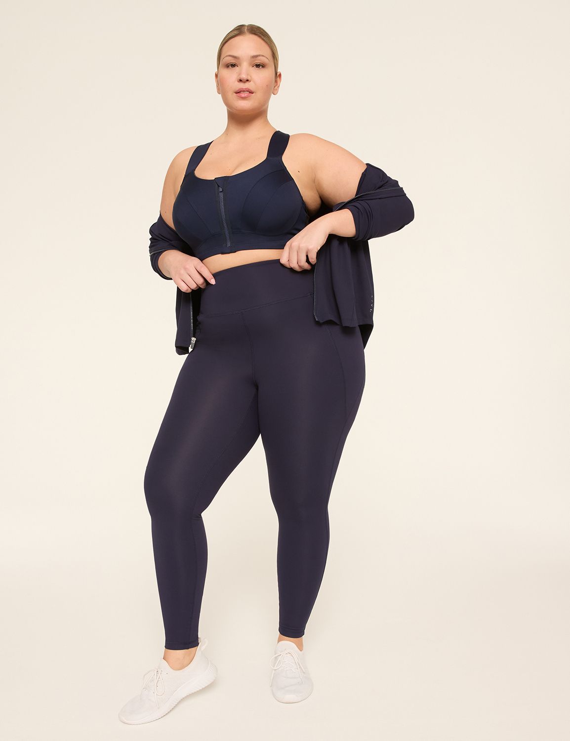 Max Support Comfort Zip Front Sport | LaneBryant