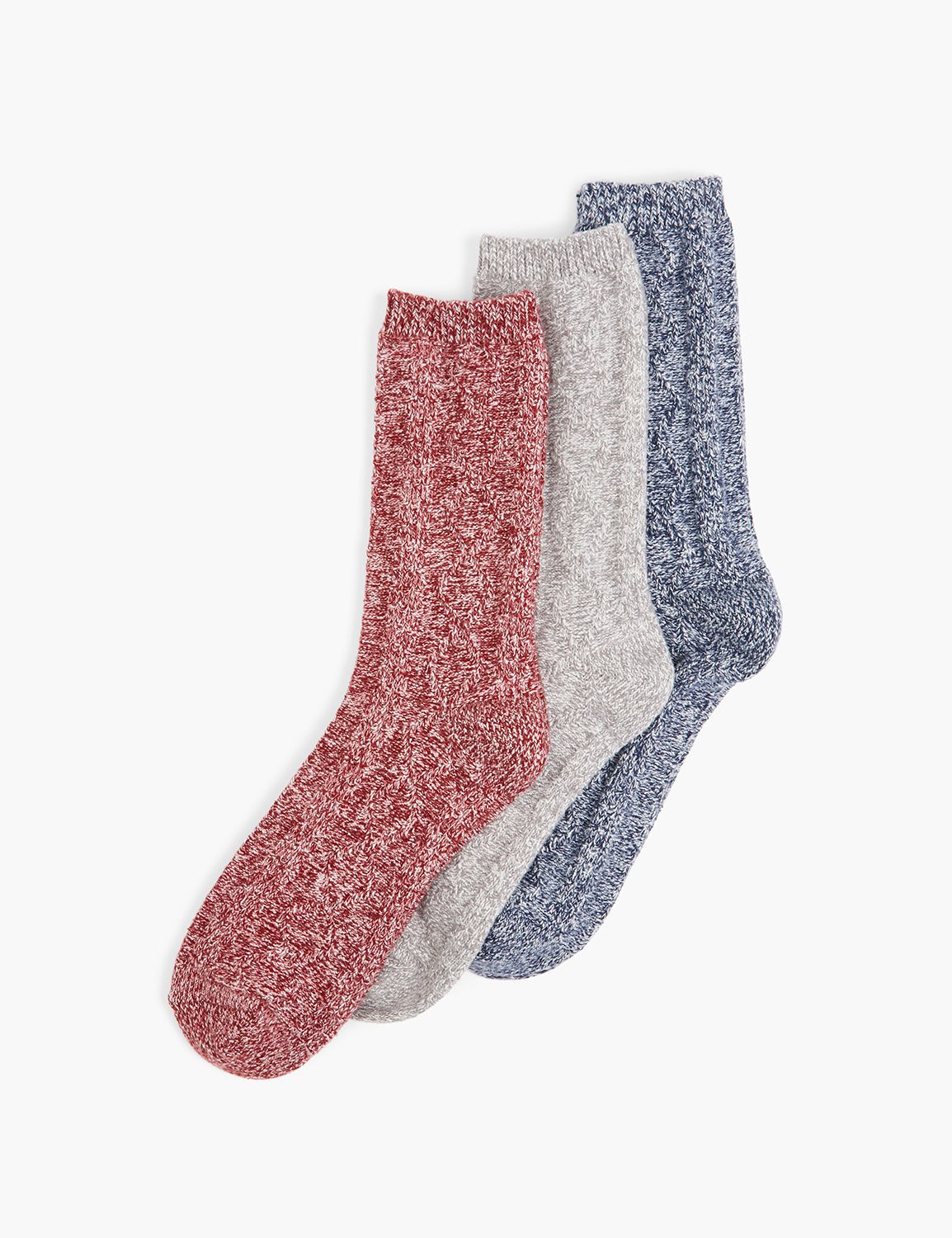 Holiday 23 Boot Sock 3 Pack (Burgun | LaneBryant