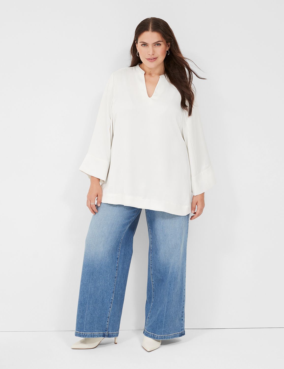 Relaxed Bell Sleeve Popover Tunic 1