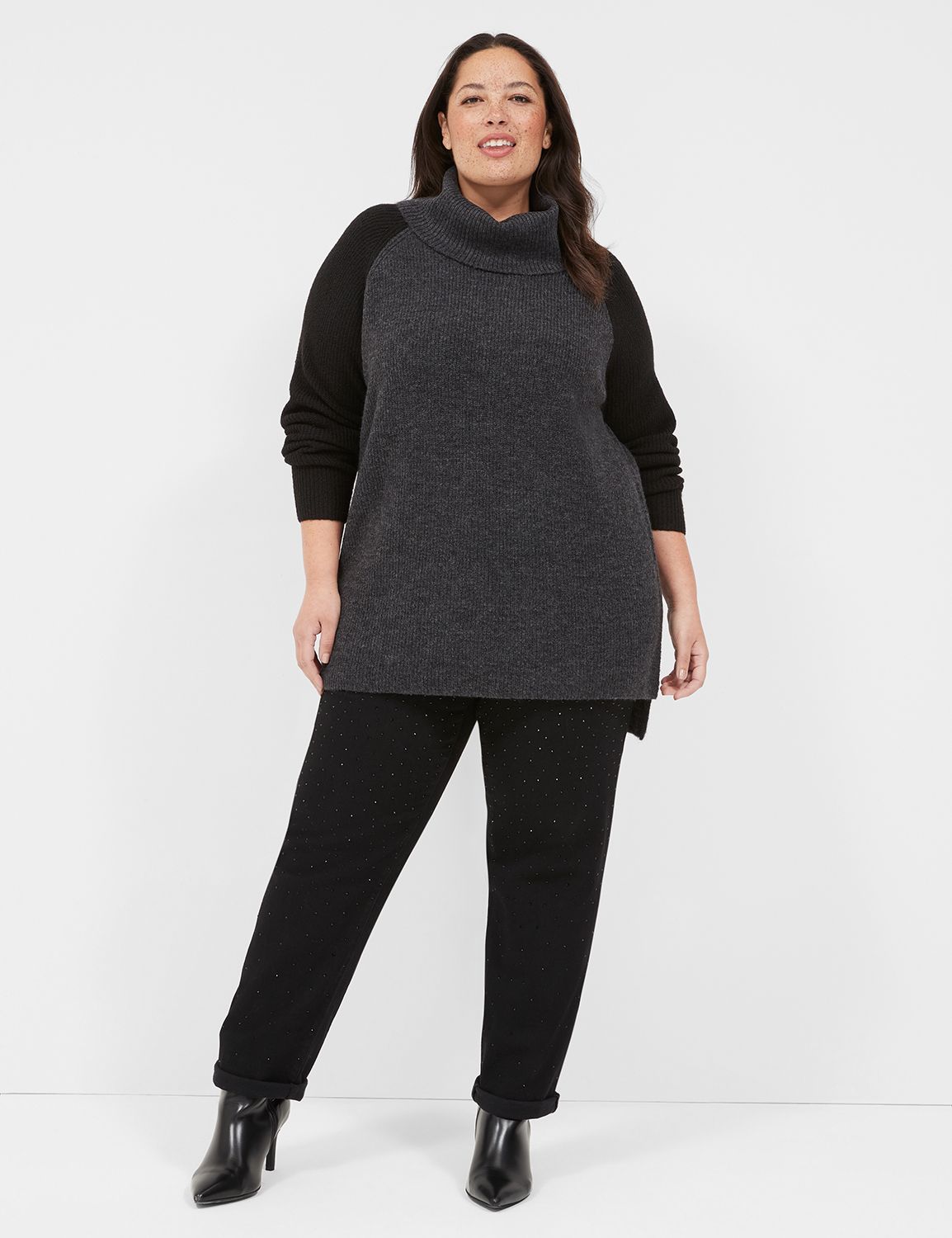 Classic Long Sleeve Colorblock Turt