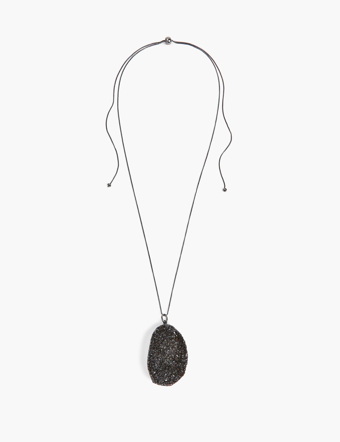 Druzy Convertible Long Pendant | LaneBryant