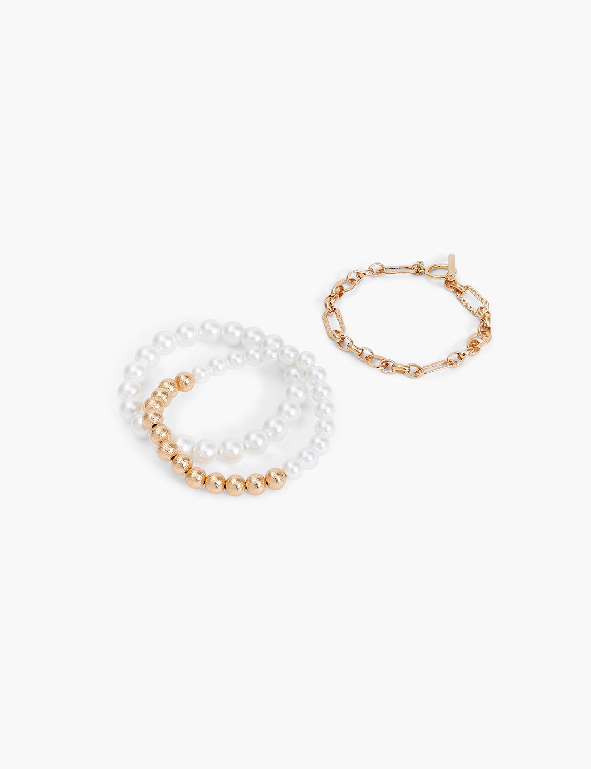 Pearl & Chain Bracelets | LaneBryant