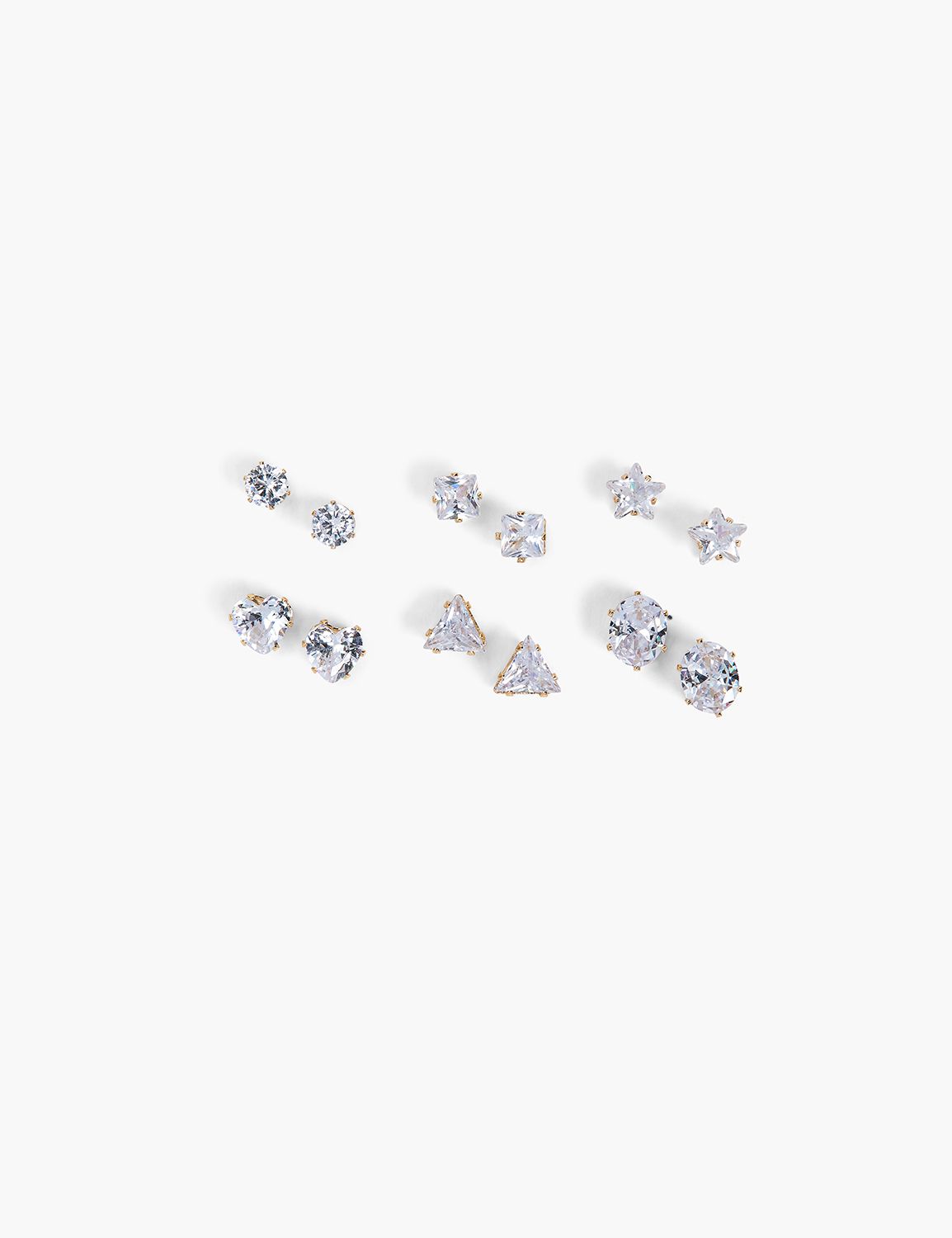 CZ Multi Earrings 6 Pack | LaneBryant