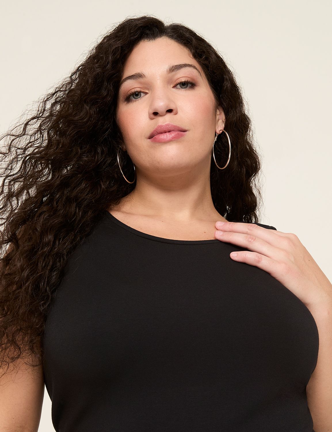 Sleeveless CrewNeck Tie Waist Wide | LaneBryant