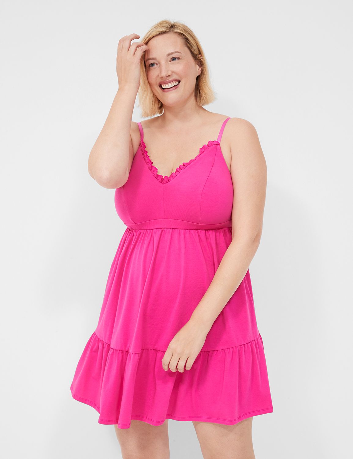 Ruffle Chemise 1138430 S | LaneBryant