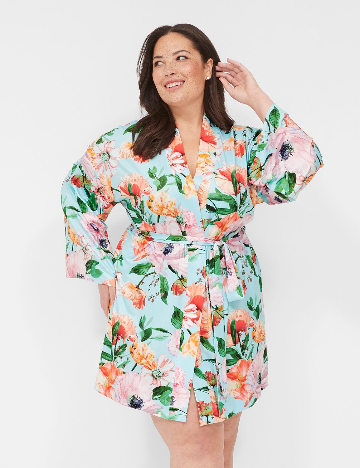 Printed Micro Robe 1139836 | LaneBryant