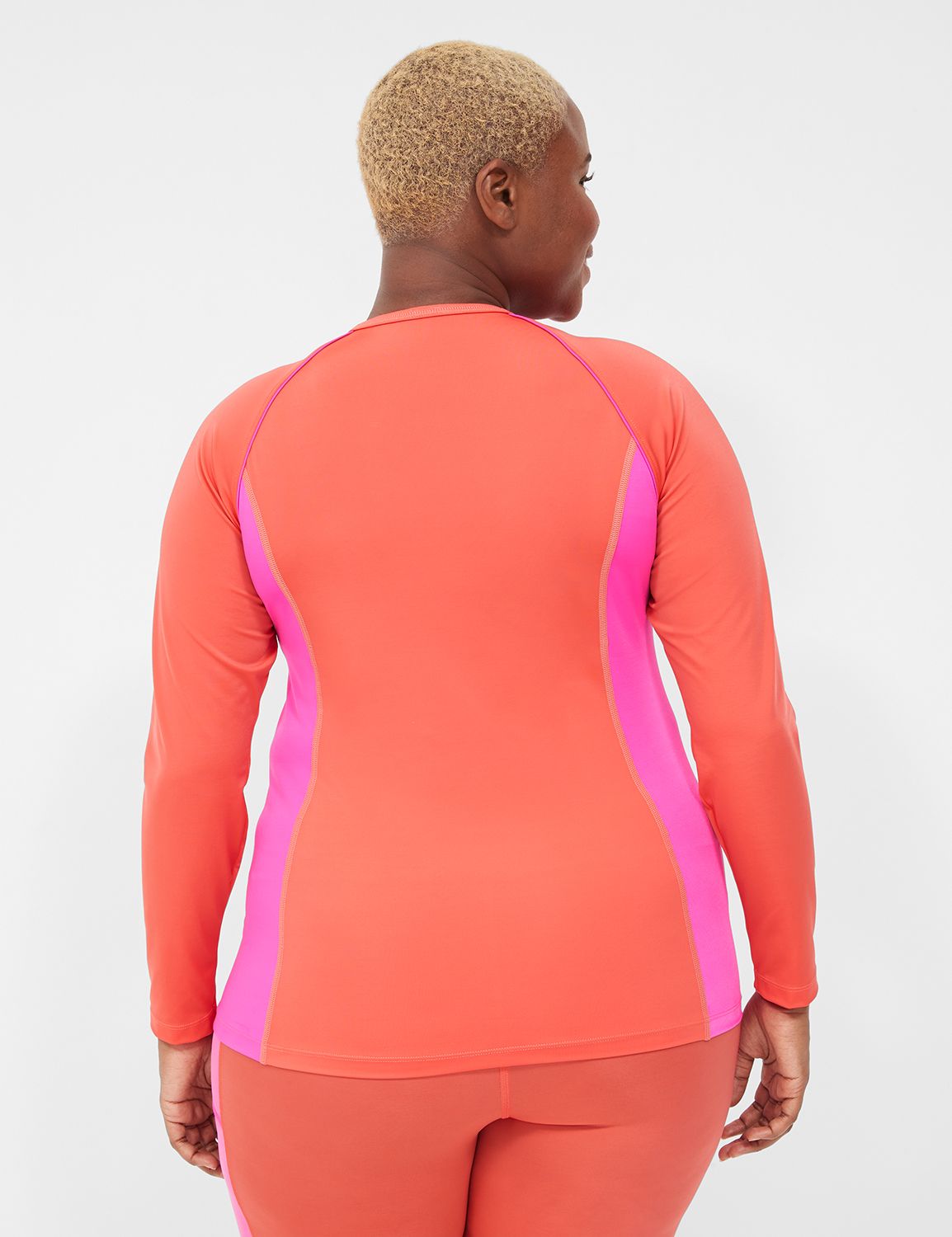 Plus Size | Rash Guard w/ Side Body Panels 1140 | LaneBryant
