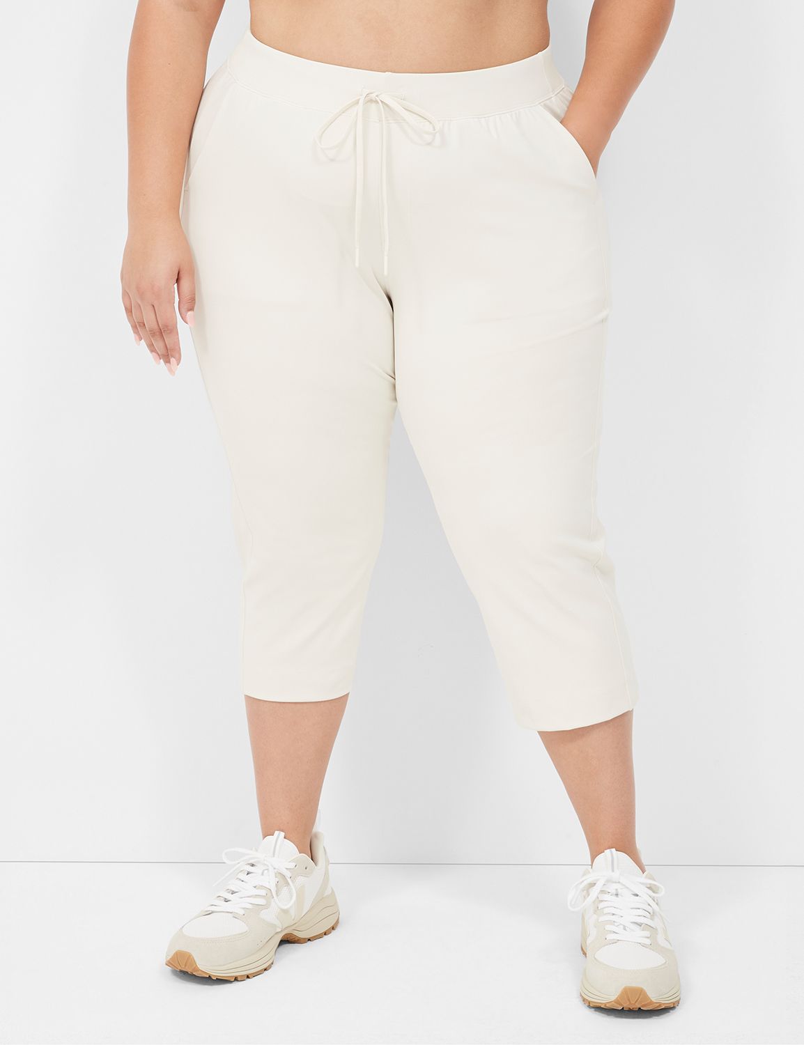 LIVI Knit Capri Trouser | LaneBryant