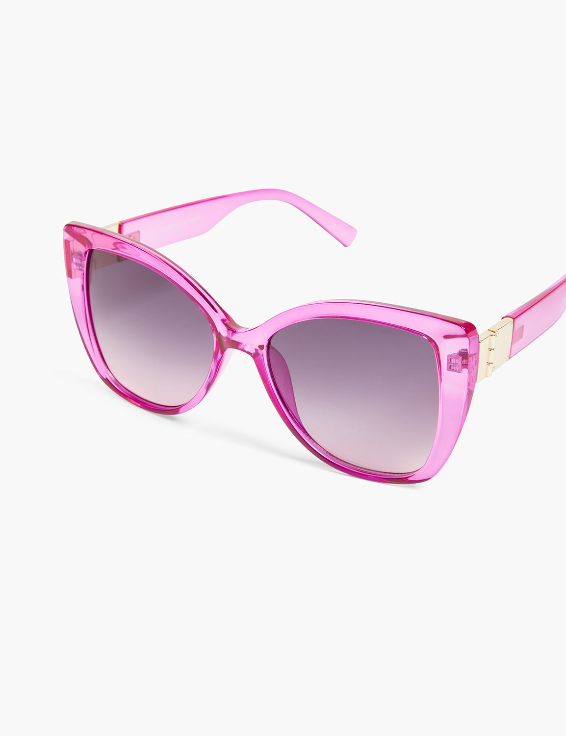 Fluorescent Fushia Jelly Cat Eye Su | LaneBryant