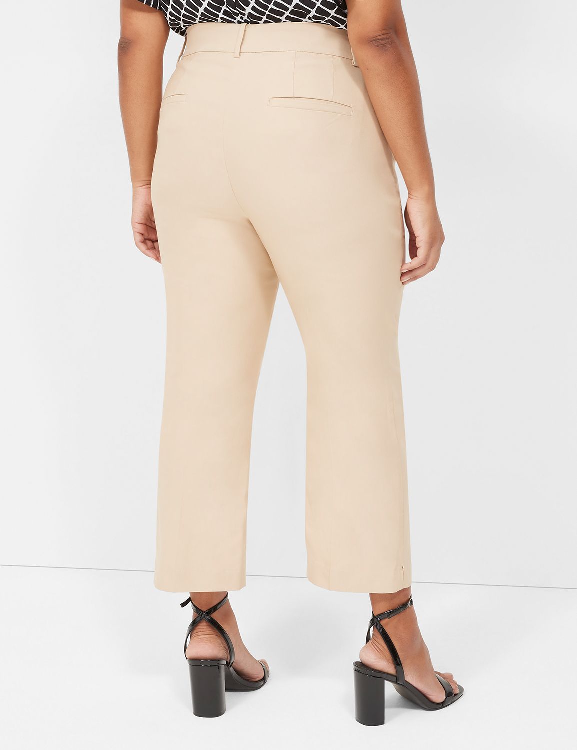 The 4-Season Slim Capri-Solid 11393 | LaneBryant
