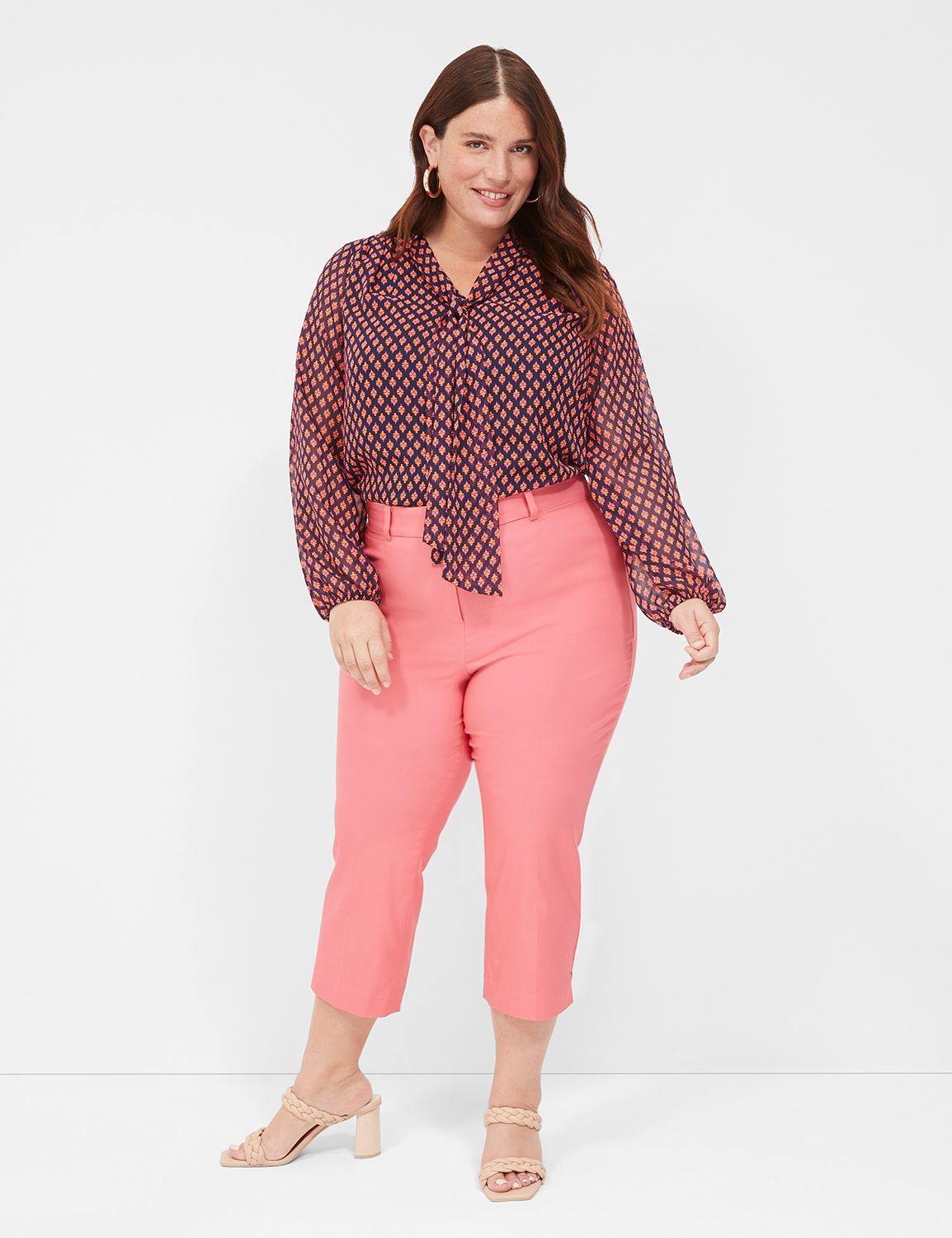 The 4-Season Slim Capri-Solid 11393 | LaneBryant