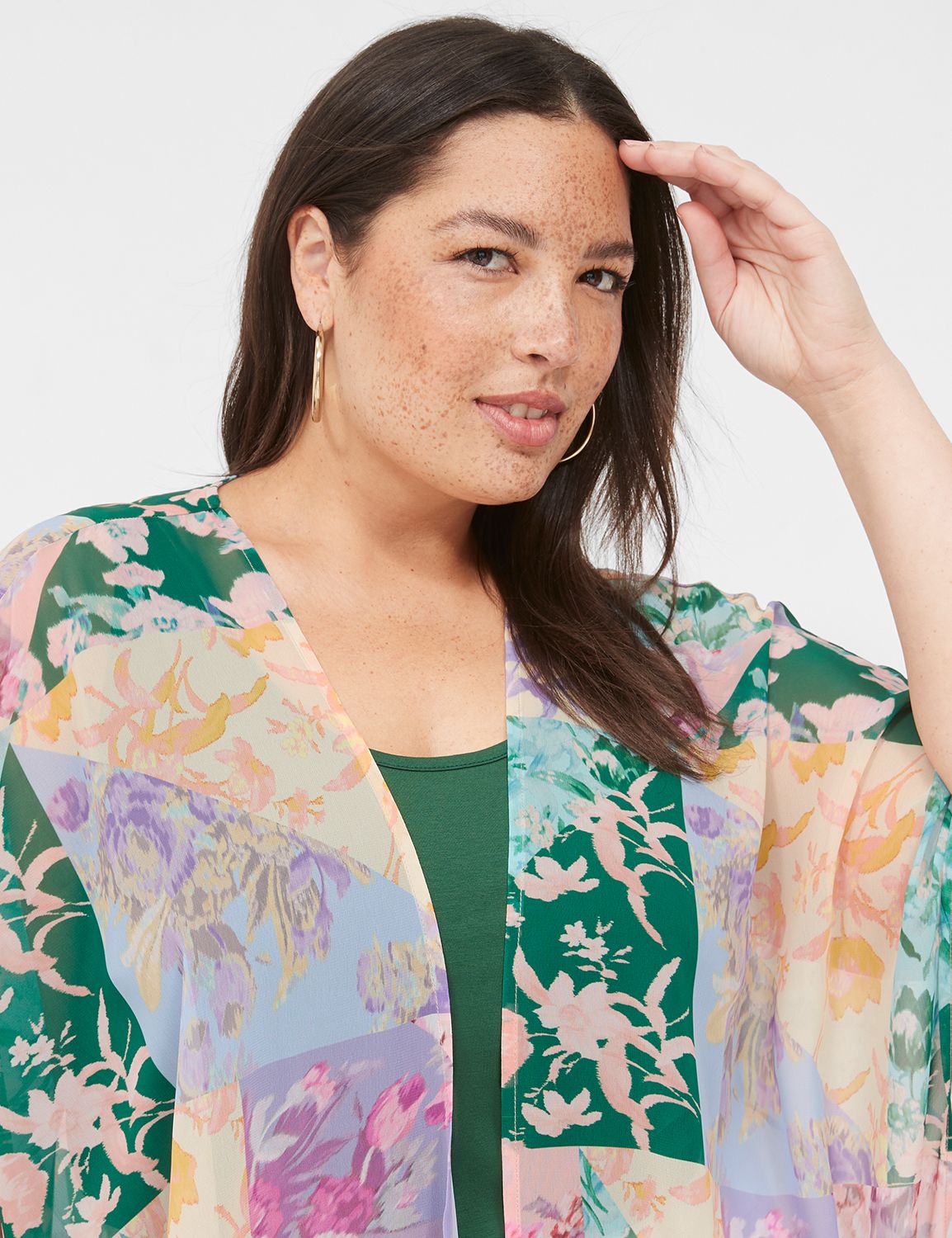Maxi Overpiece all over print 11399 | LaneBryant