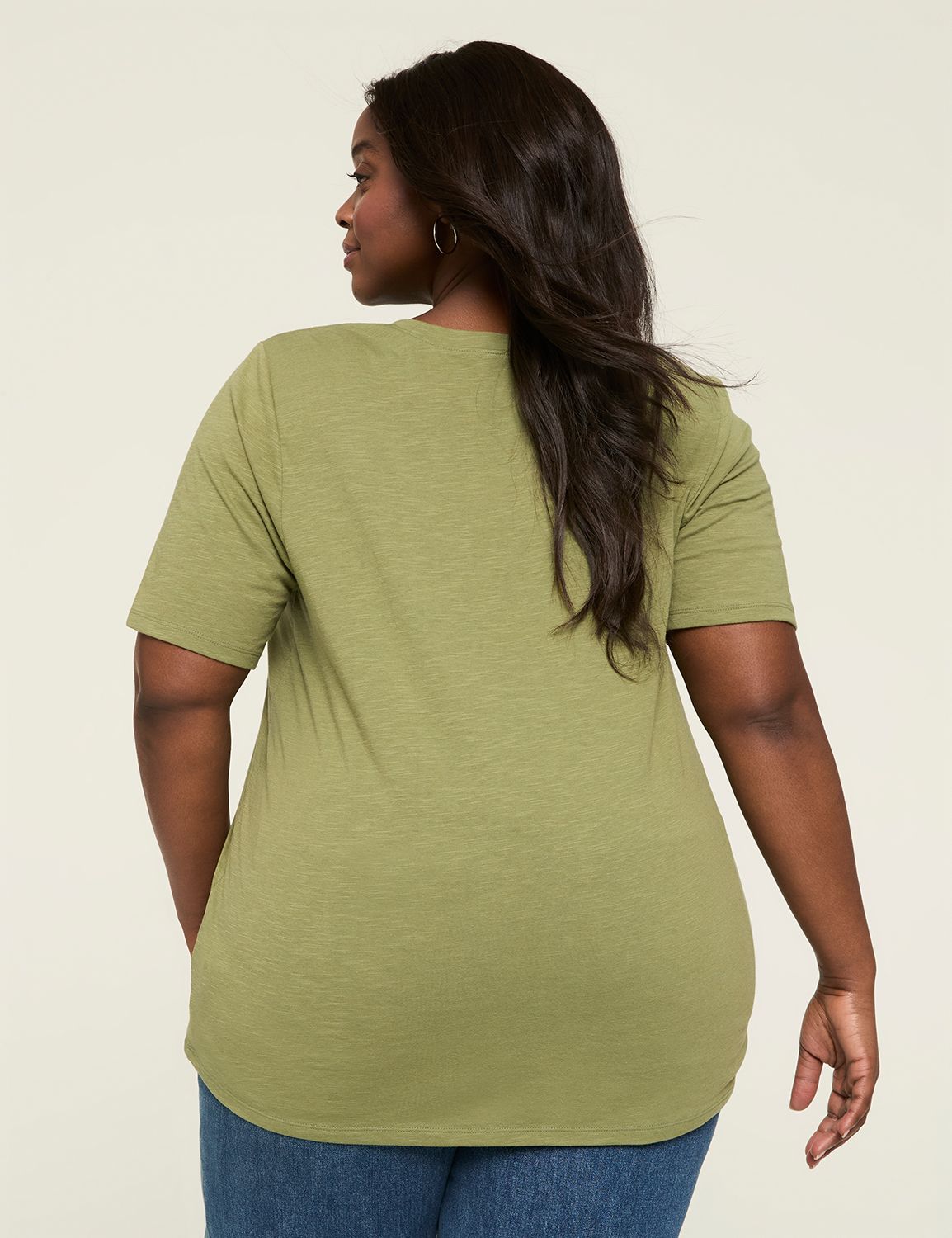 Size 18-20 Perfect Sleeve - Plus Size Short Sleeve Tee Shirts | Lane Bryant