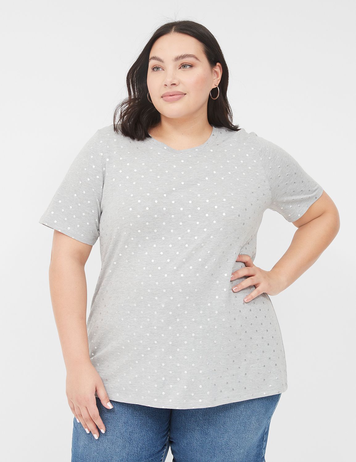 Perfect Sleeve - Plus Size Short Sleeve Tee Shirts | Lane Bryant