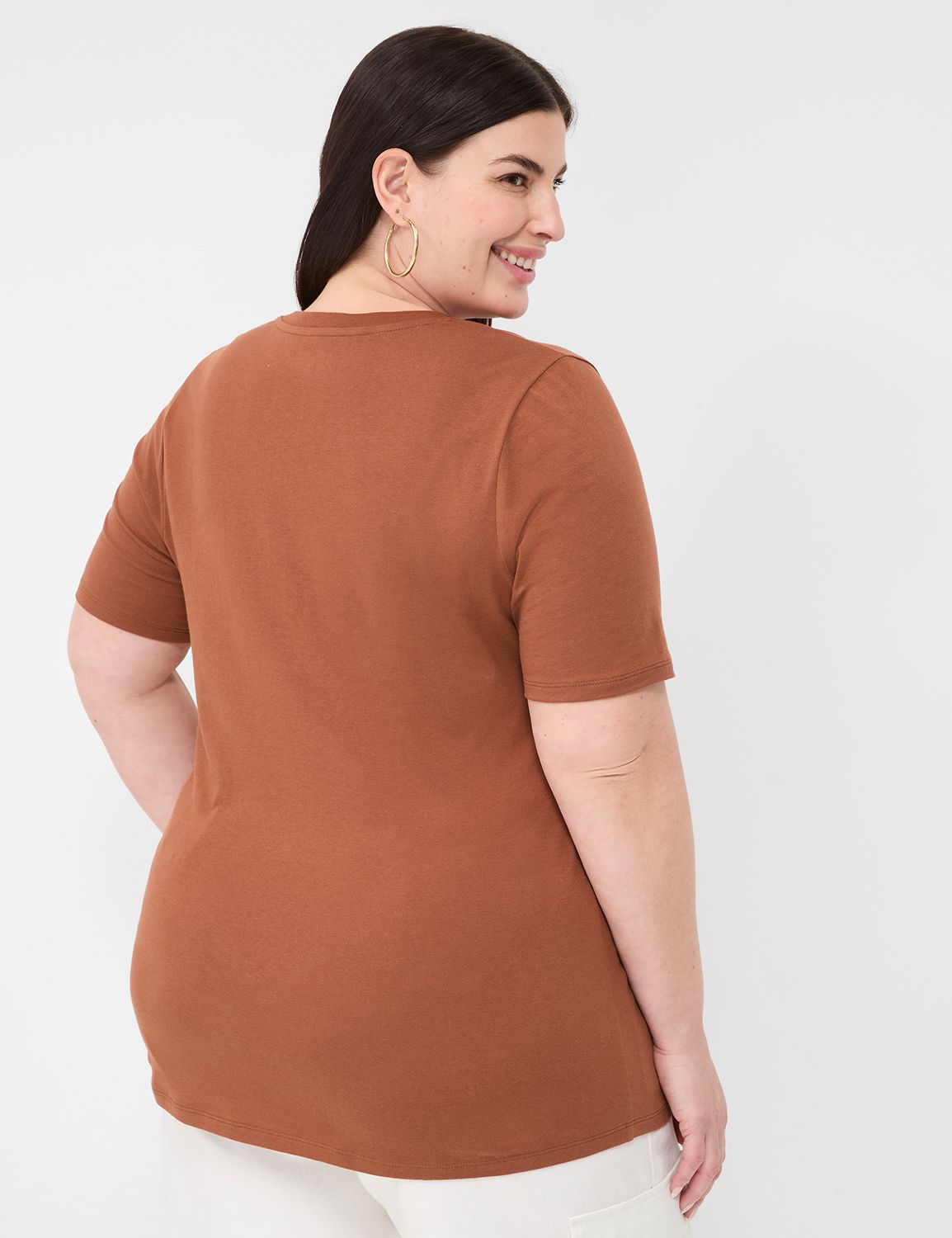 Size 34-36 Perfect Sleeve - Plus Size Short Sleeve Tee Shirts | Lane Bryant