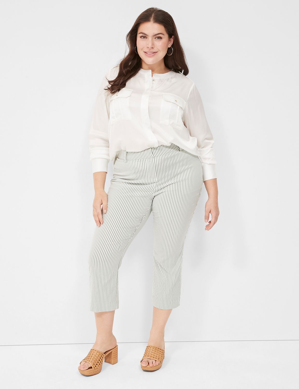 4-Season Slim Capri Pant | LaneBryant