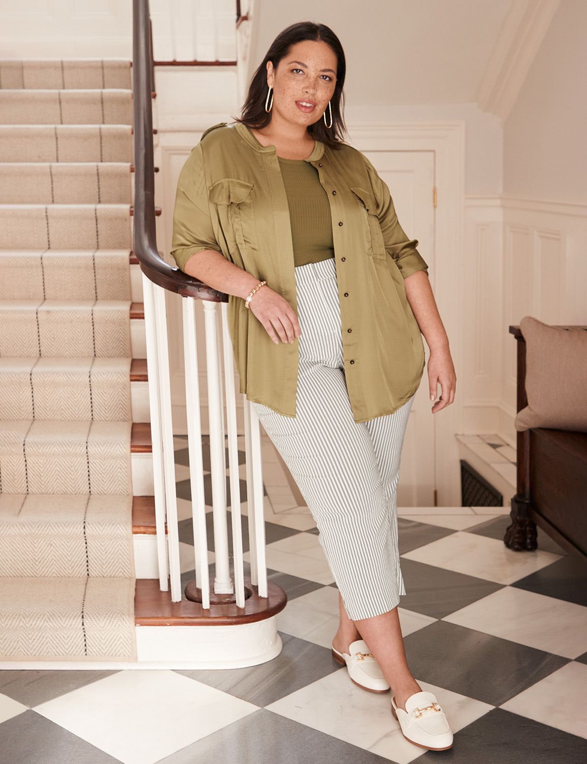4-Season Slim Capri Pant | LaneBryant