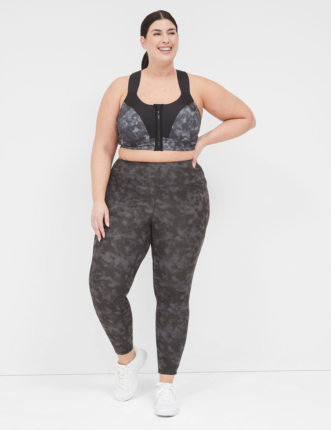 Max Support Comfort Zip Front Sport | LaneBryant