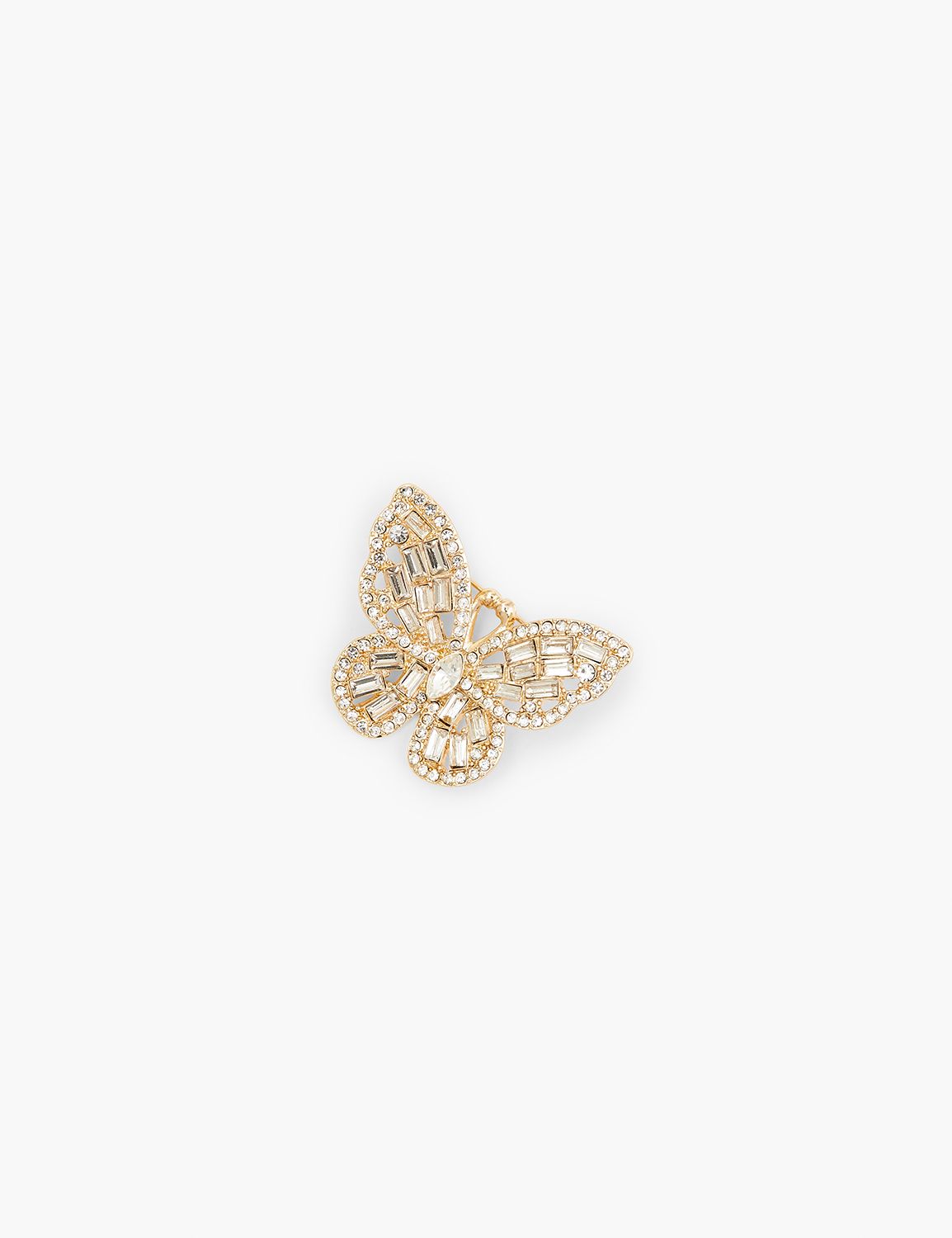 Pave Butterfly Brooch | LaneBryant