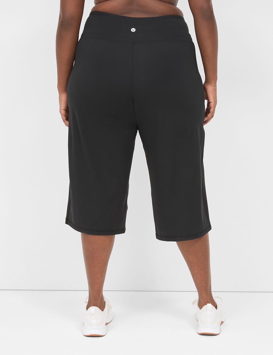 LIVI High-Rise LIVI Soft Wide Leg Crop Pant | LaneBryant