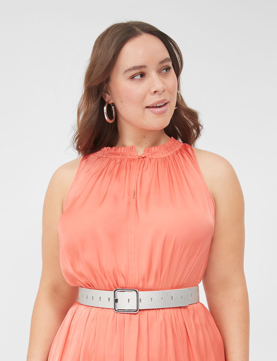 Rectangle-Buckle Reversible Belt | LaneBryant