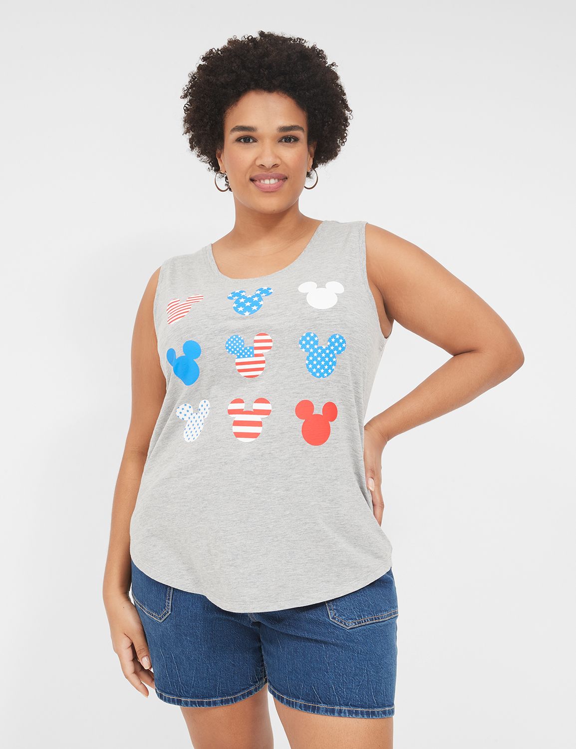 Casual Soft Muscle Club Tank Graphi | LaneBryant