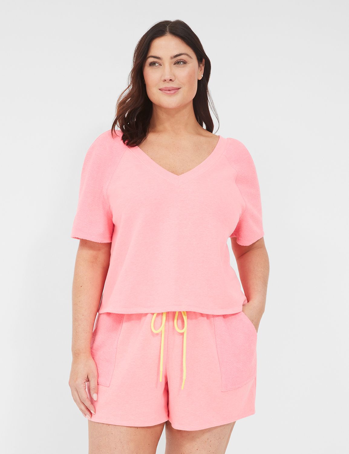 Terry Fleece Tee | LaneBryant