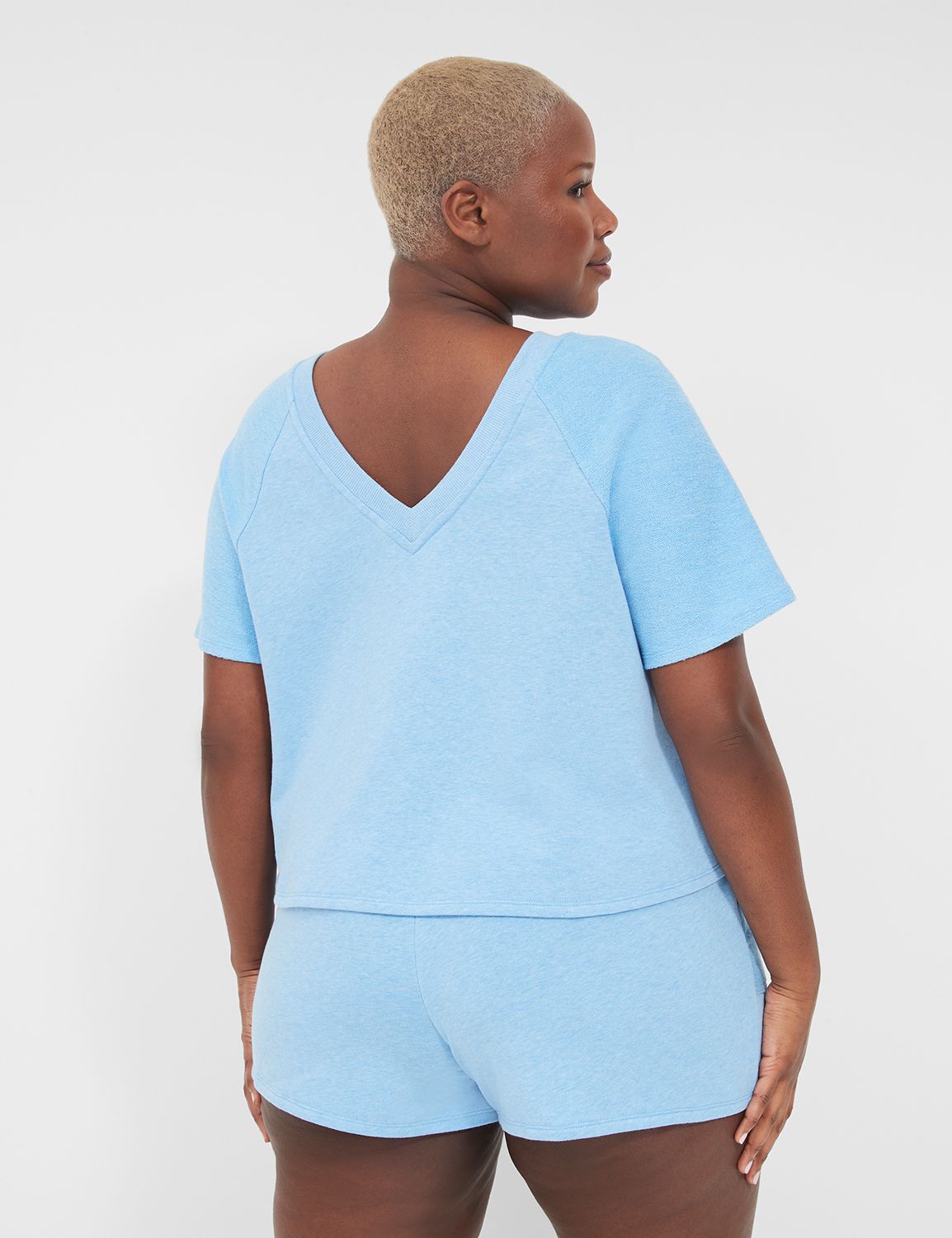 Terry Fleece Tee | LaneBryant