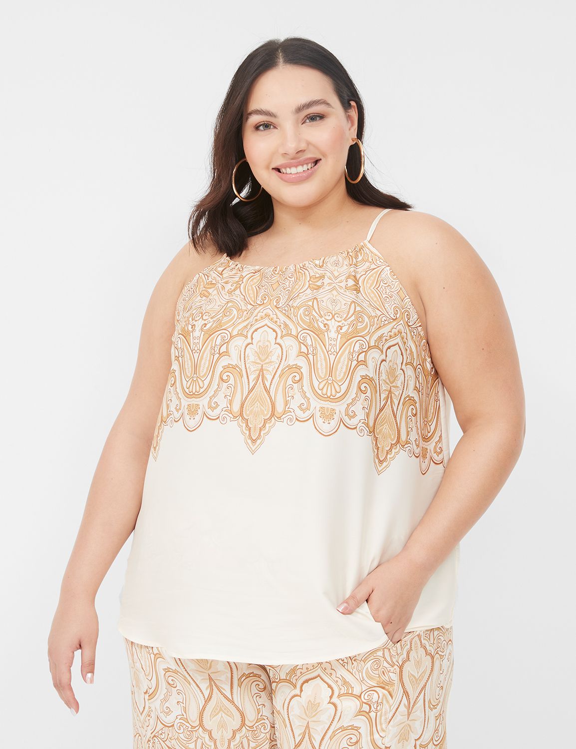 Swing Halter Blouse 1140787 (MB) | LaneBryant