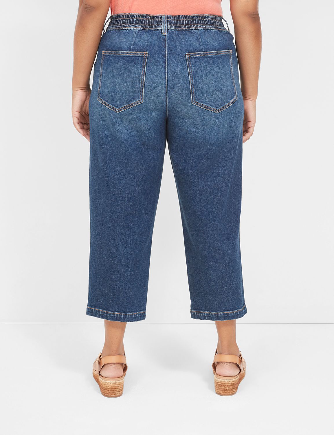 1142389 BOYFRIEND CAPRI DARK WASH