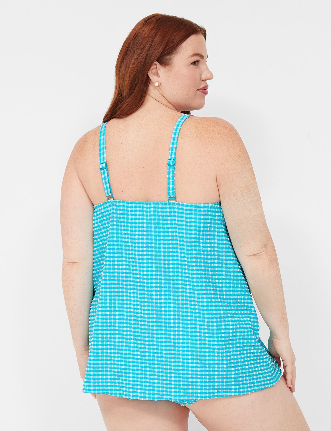 Plus Size | Underwire Balconette Tankini Top | LaneBryant