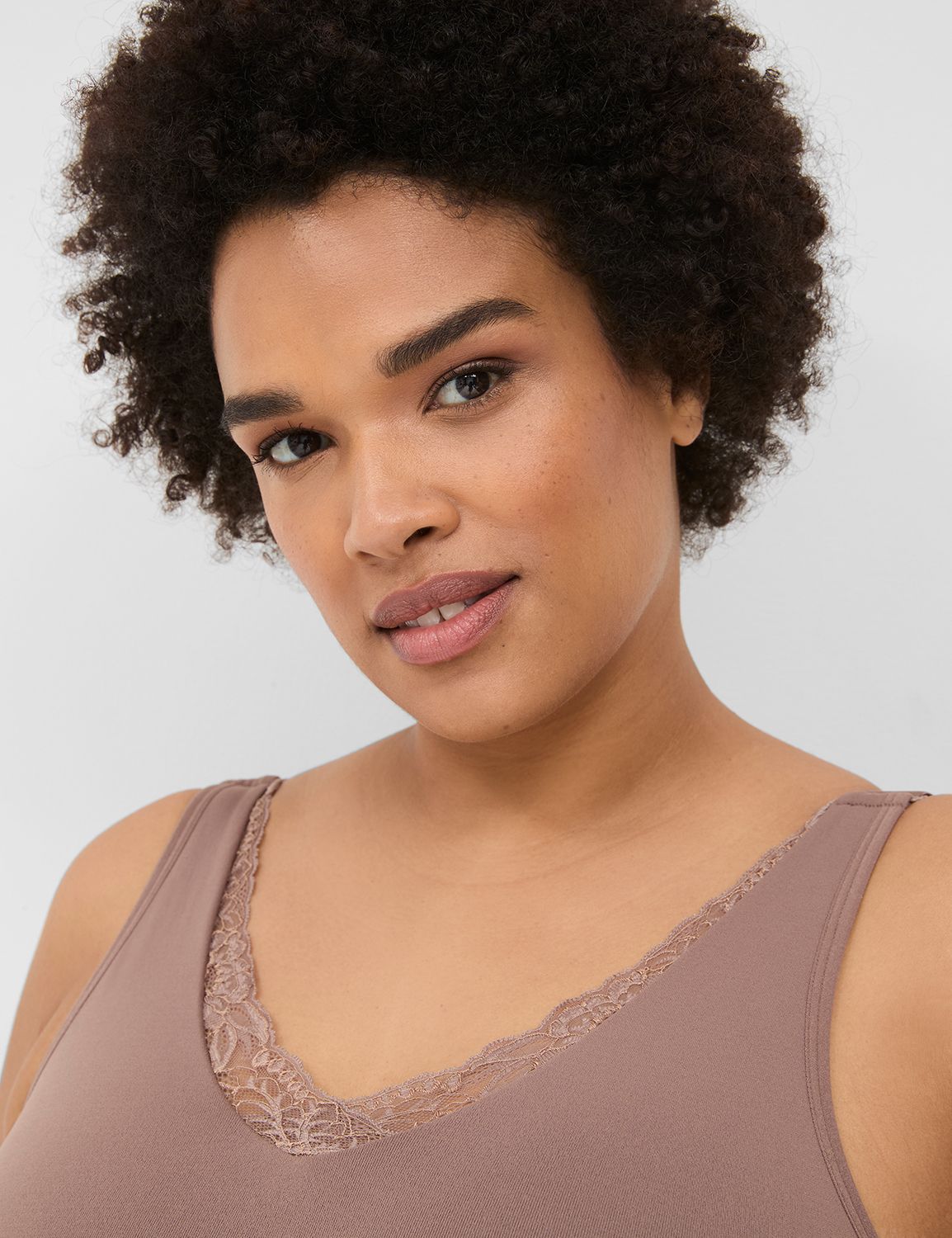Seamless Bralette Romantic Lace Tri | LaneBryant