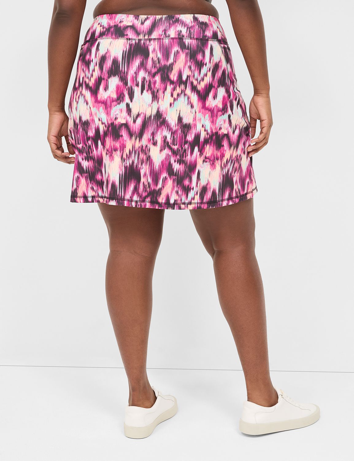 LIVI Mid Rise Livi Soft Skort S 114 | LaneBryant