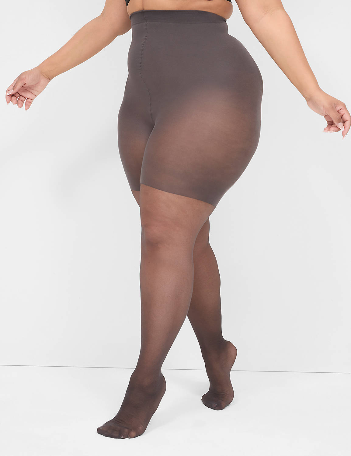 Opaque Smoothing Tights - 50 D Sheer To Waist | LaneBryant Opaque Smoothing Tights - 50 D Sheer To Waist | LaneBryant
