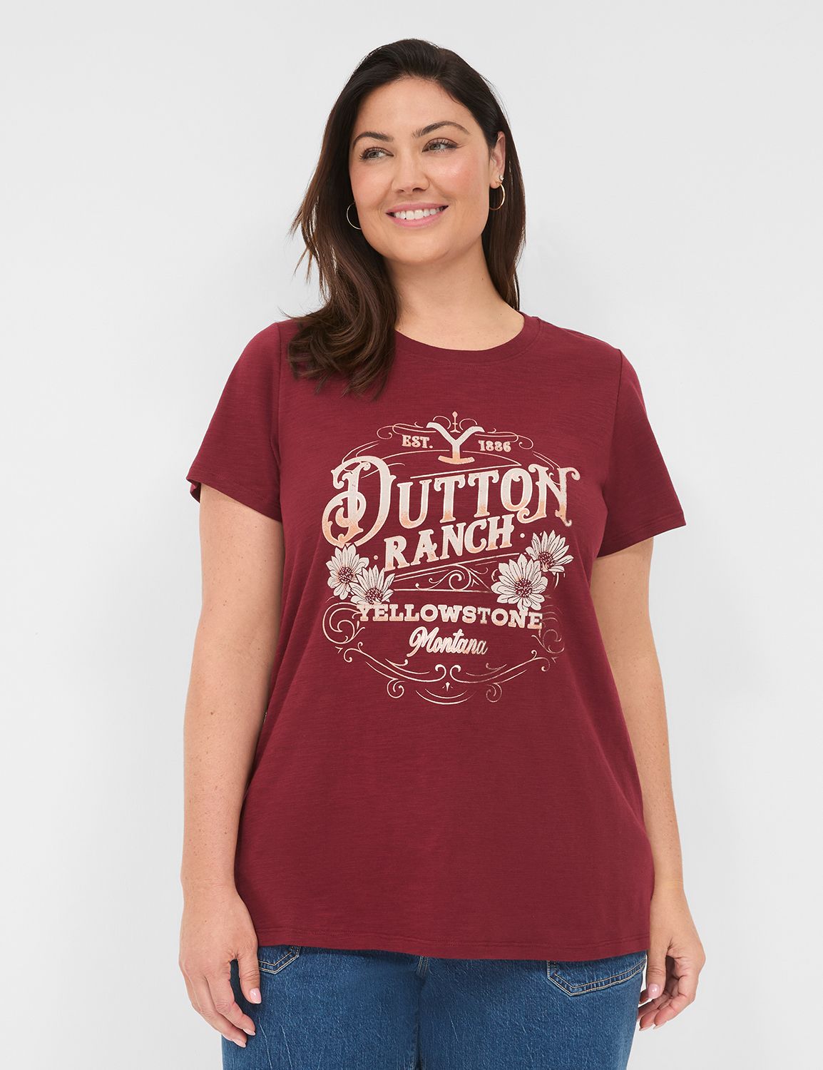 Yellowstone Dutton Ranch Graphic Tee | LaneBryant