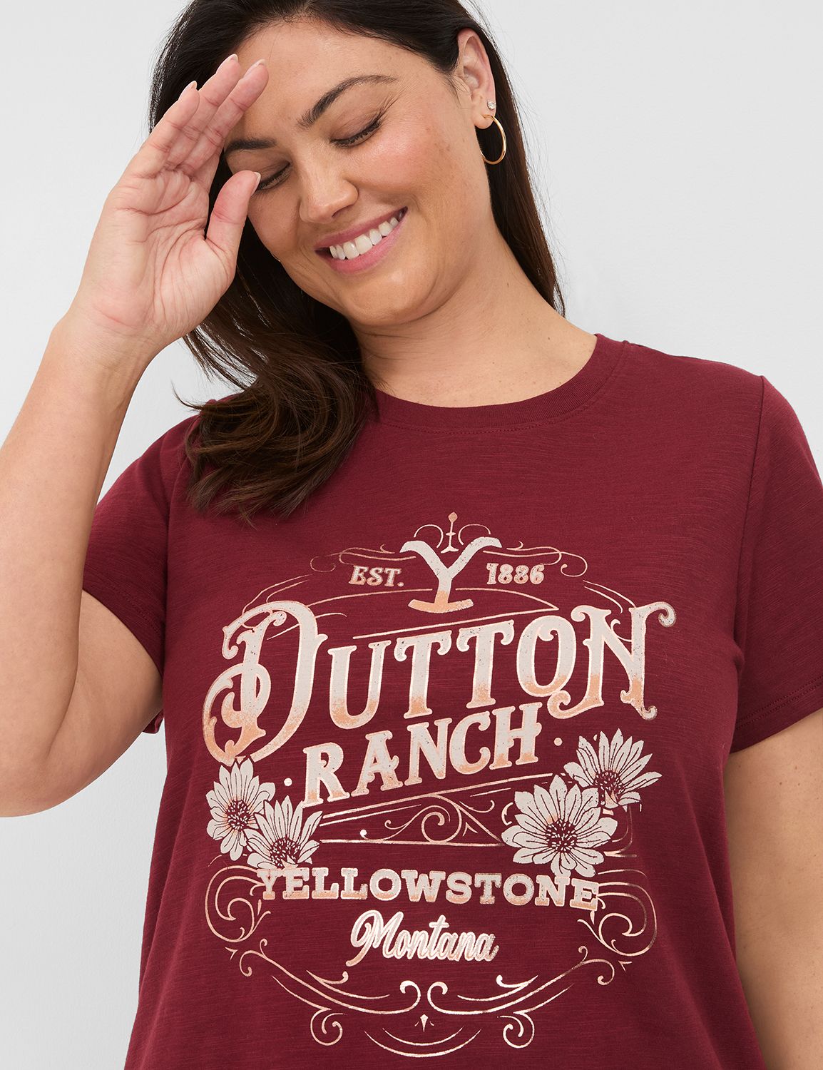 Yellowstone Dutton Ranch Graphic Tee | LaneBryant