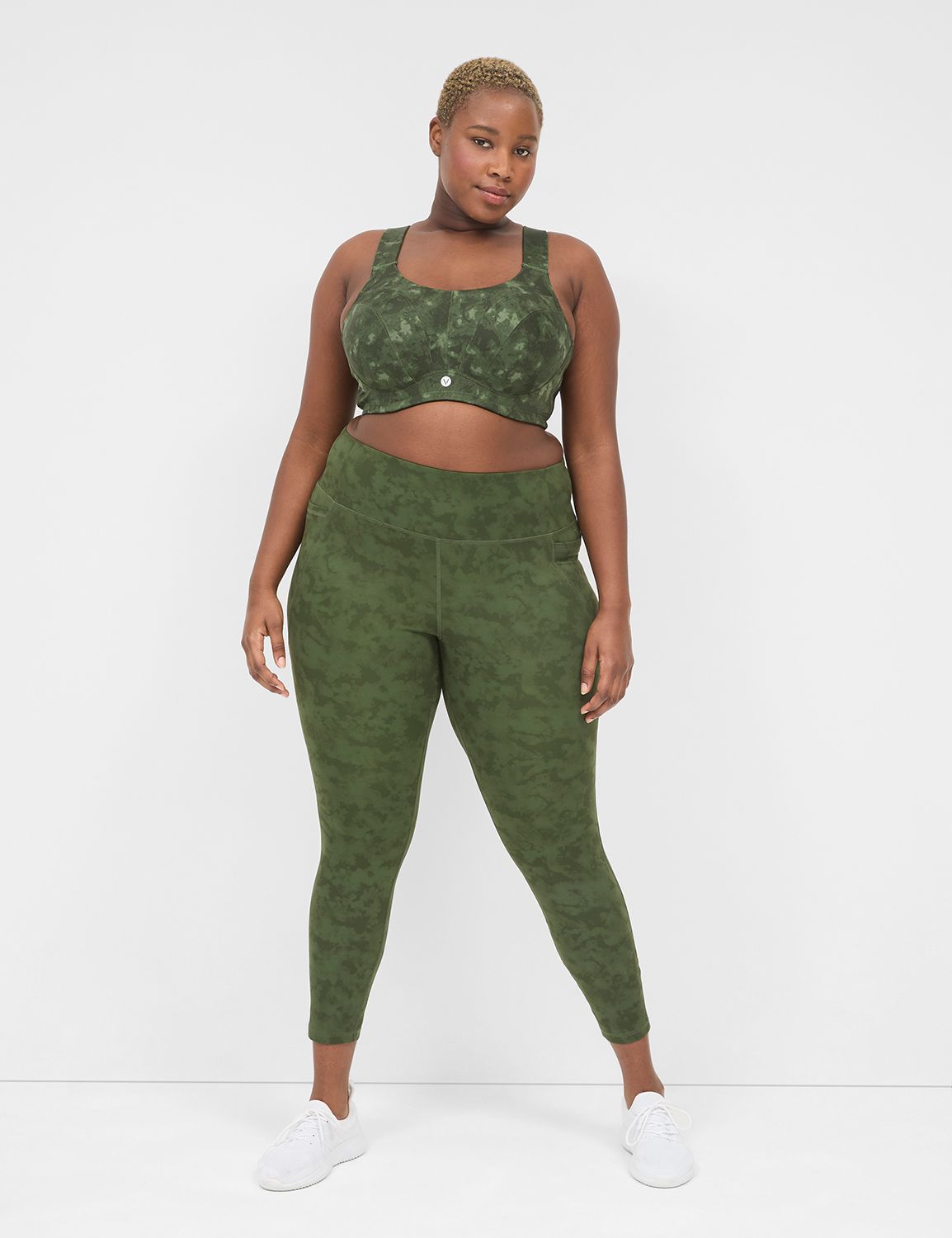Printed Max Support Sport Bra 11405 | LaneBryant