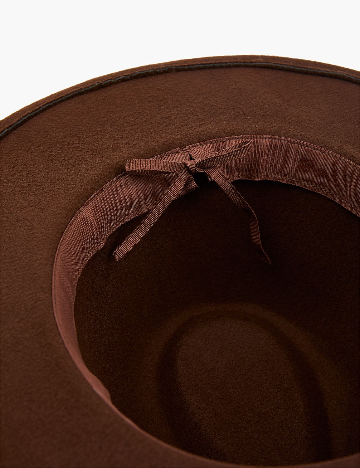 BROWN WITH BRAID FEDORA HAT F 11430 | LaneBryant