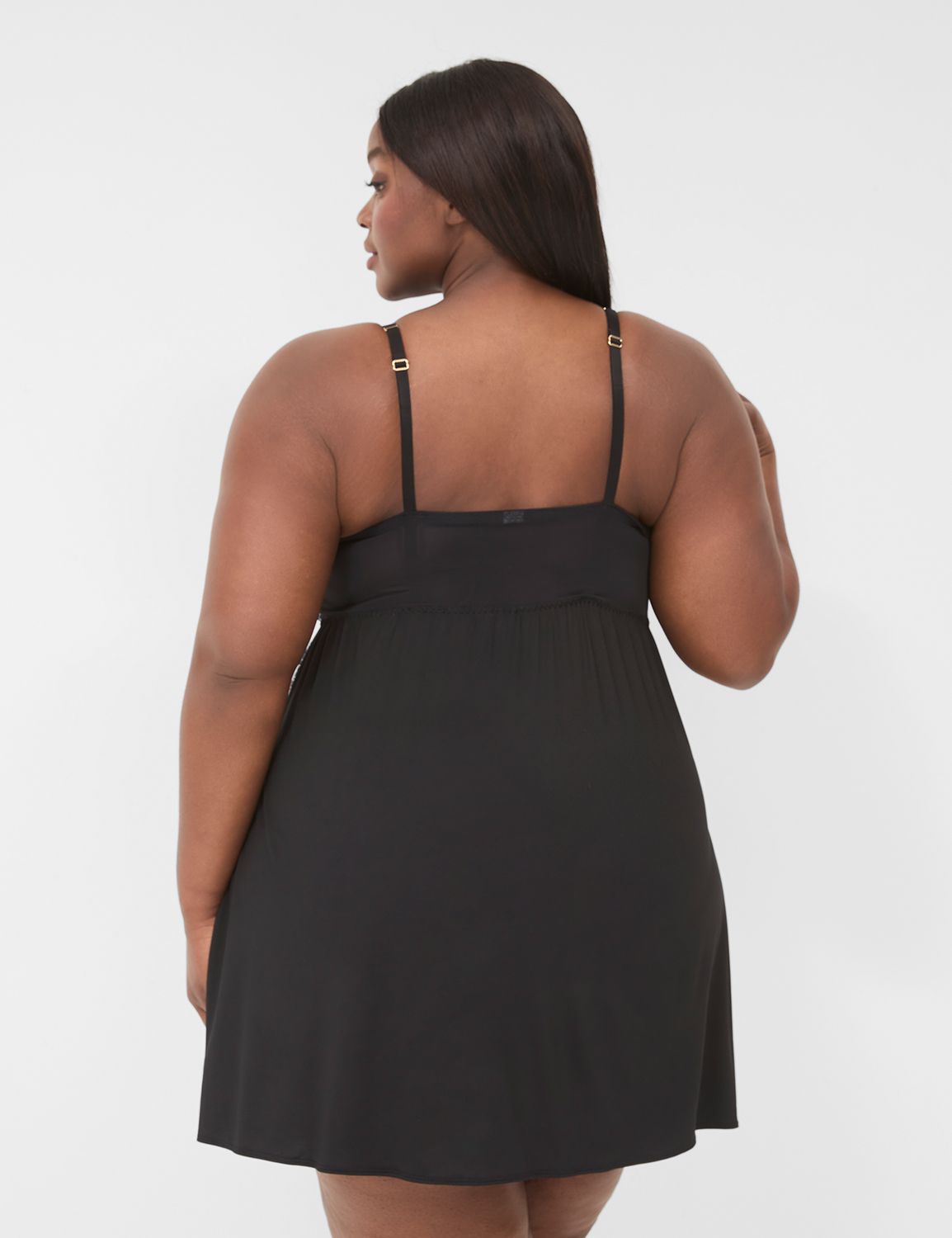 Cross-Dye Lace Chemise 1143337 | LaneBryant