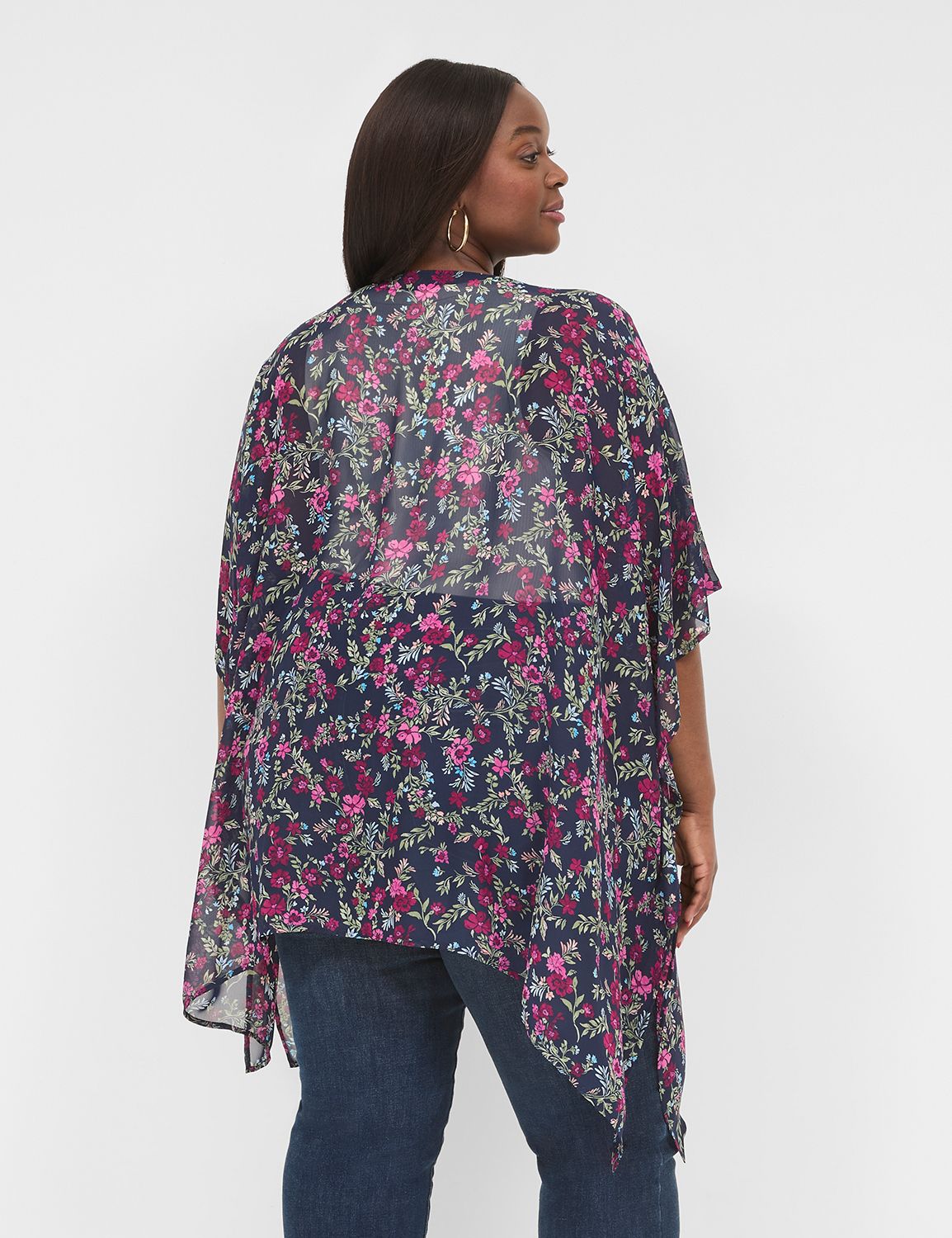 Basic Chiffon Overpiece ALL-OVER 11 | LaneBryant