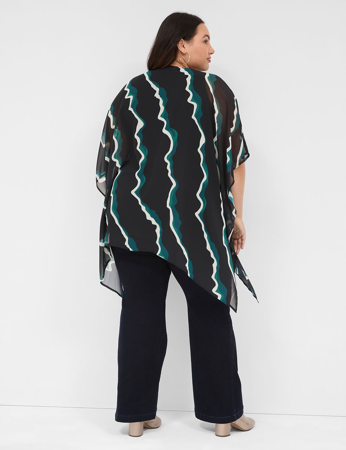 Basic Chiffon Overpiece ALL-OVER 11 | LaneBryant