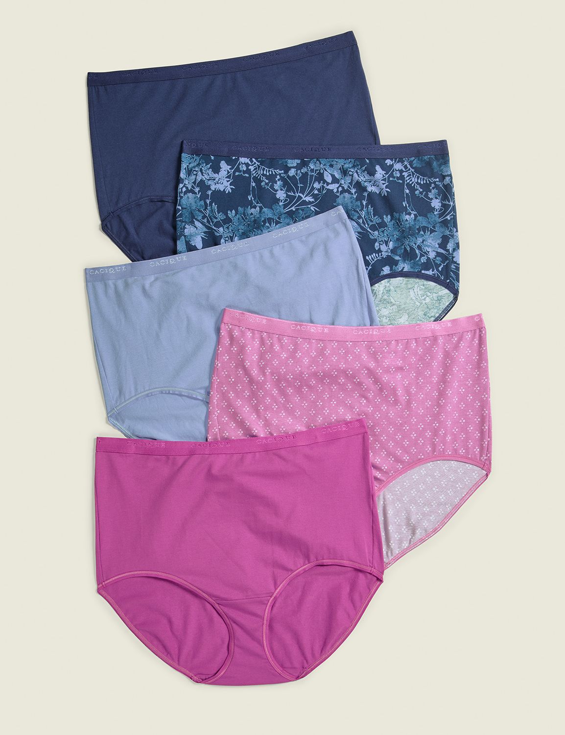 PANTY PACK Cotton High Waist Briefs | LaneBryant