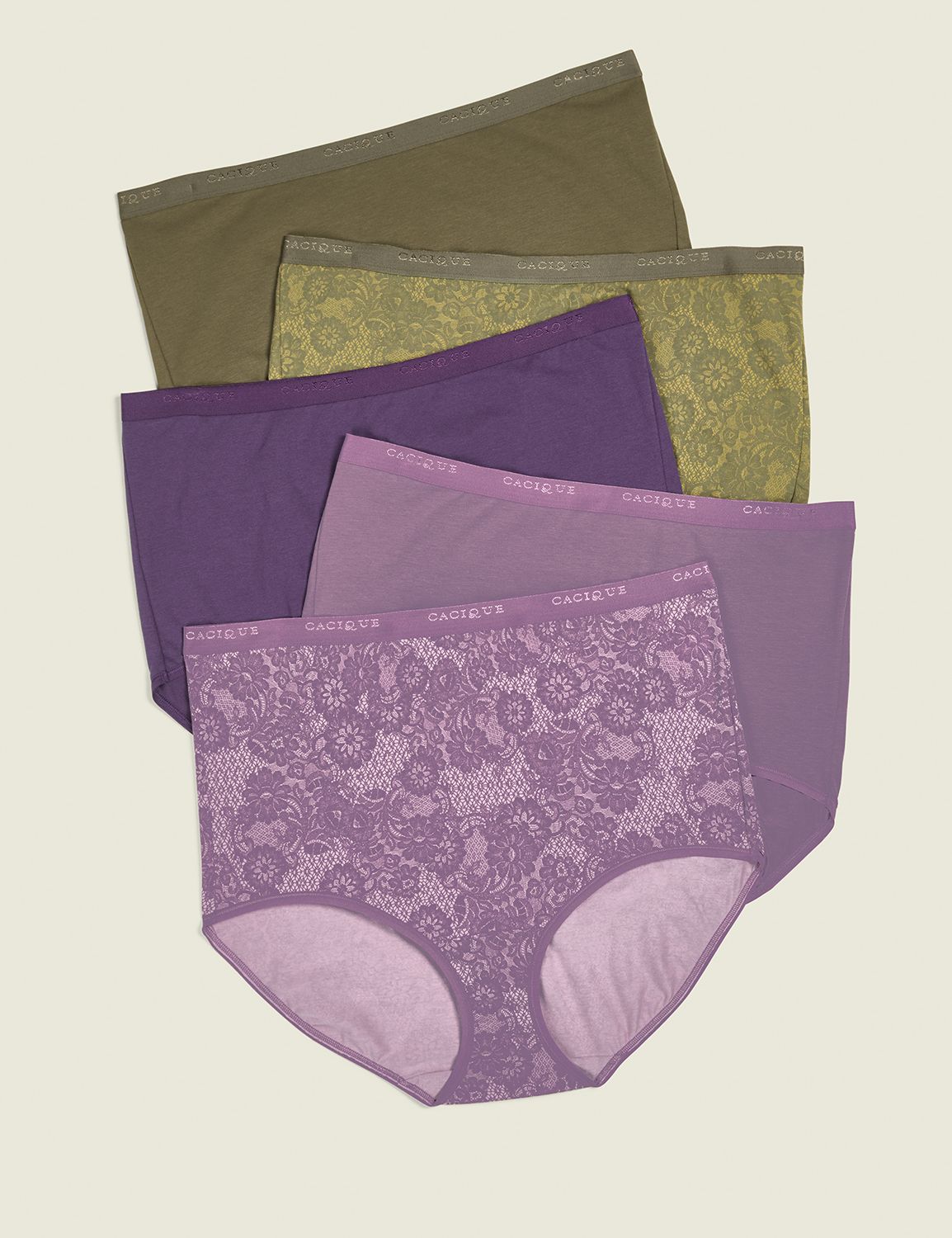 PANTY PACK Cotton High Waist Briefs | LaneBryant